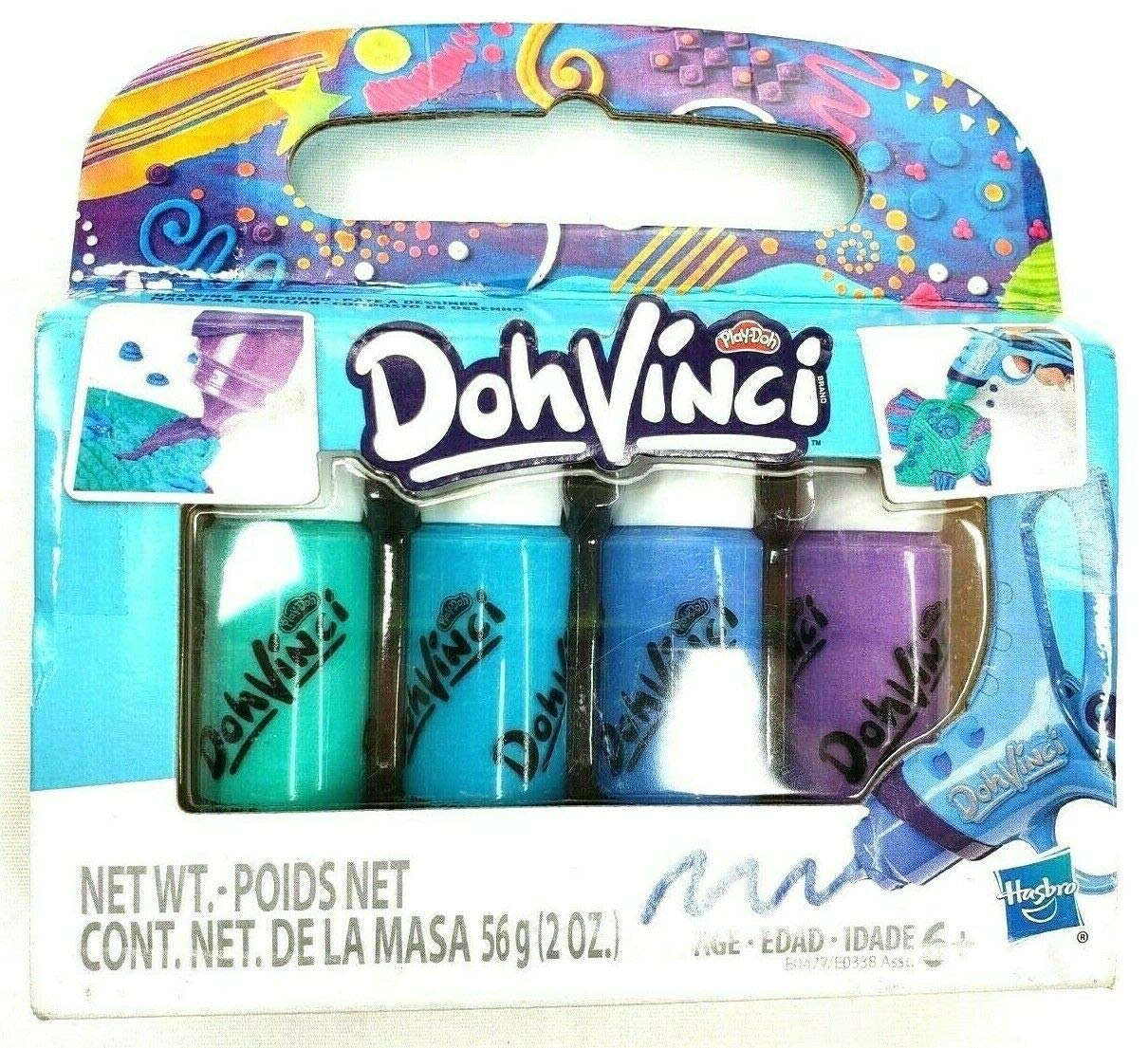 Play Doh Pd Dohvinci 4 Pack Blues Arts & Craft Molding Compound