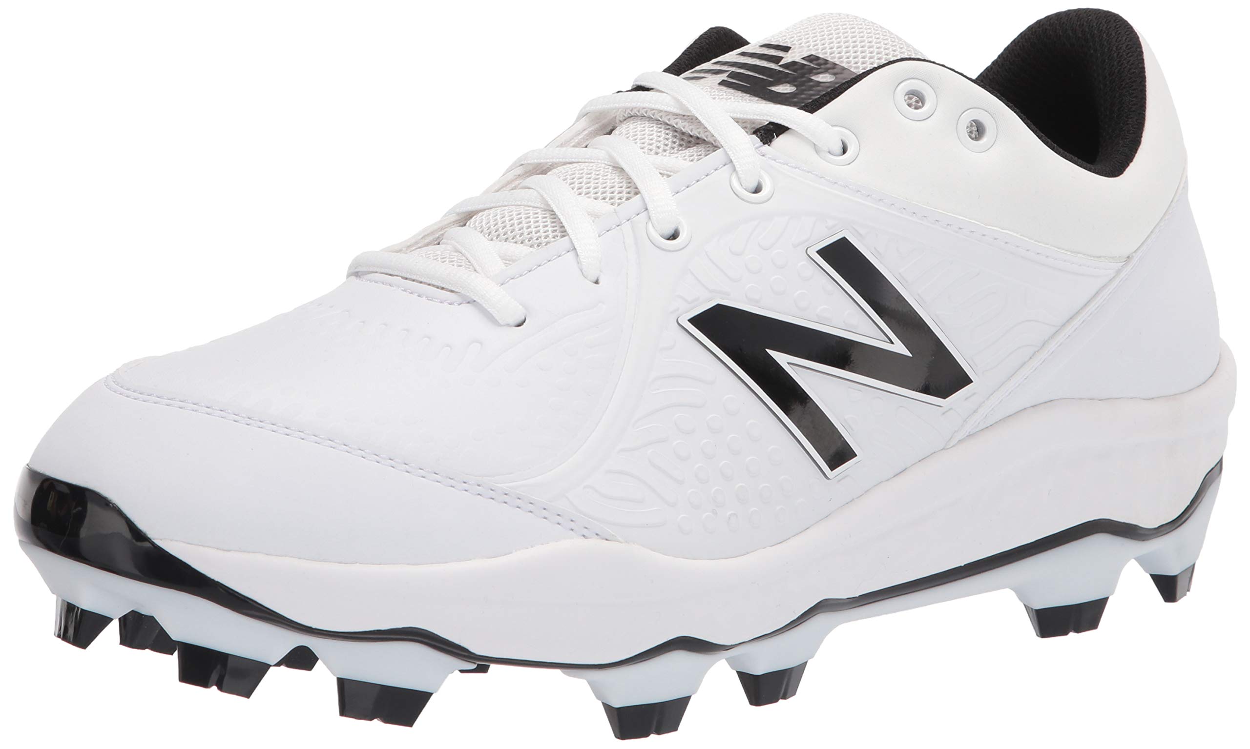 New Balance Men's Fresh Foam 3000 V5 Metal Baseball Shoe, Synthetic White, 11.5