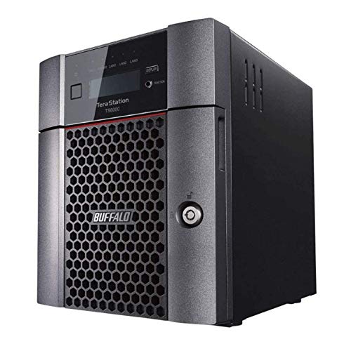 BUFFALO TeraStation 6400DN 32TB Desktop NAS with HDD Included, 4x8TB RAID 5, 10GbE, Snapshot Protection, Cloud Integration, 3-Year Warranty