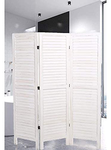 Big Deal - 6 Feet 3 Panel Folding Room Divider Screen, Wood Oriental Freestanding Partition Privacy Room Divider for Home, Office, Restaurant, Bedroom