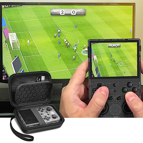 PAIYULE Travel Case Compatible with RG353V/ RG35XX/ RG353VS Retro Handheld Game Console, Handheld Emulator Storage Holder Organizer, Android Game Console Carrying Bag (Box Only)