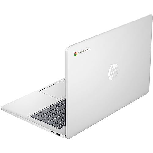 HP Chromebook 8GB RAM for School Students Adults| Intel Processor N200 |15.6inch IPS Display| Numeric Keyboard| Wireless Wi-Fi6| USB Type C| Webcam| Fast Charge (8GB RAM |64GB eMMC+128G SD Card)