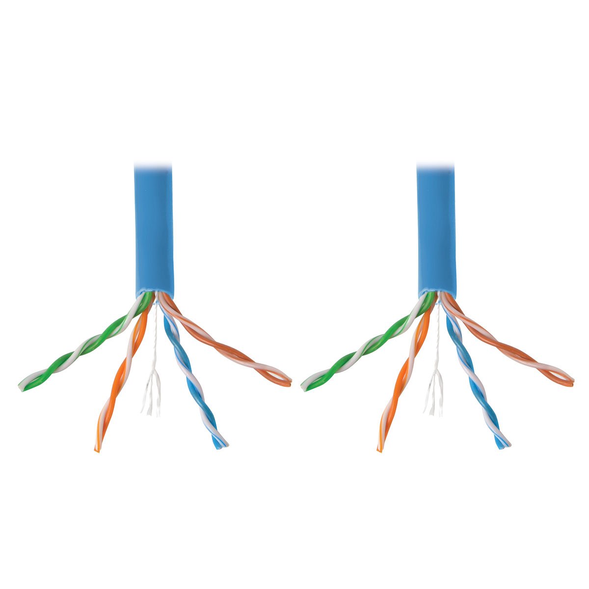 Tripp Lite Cat6 Gigabit Bulk Solid PVC Cable Blue, 1000-ft.(N222-01K-BL)