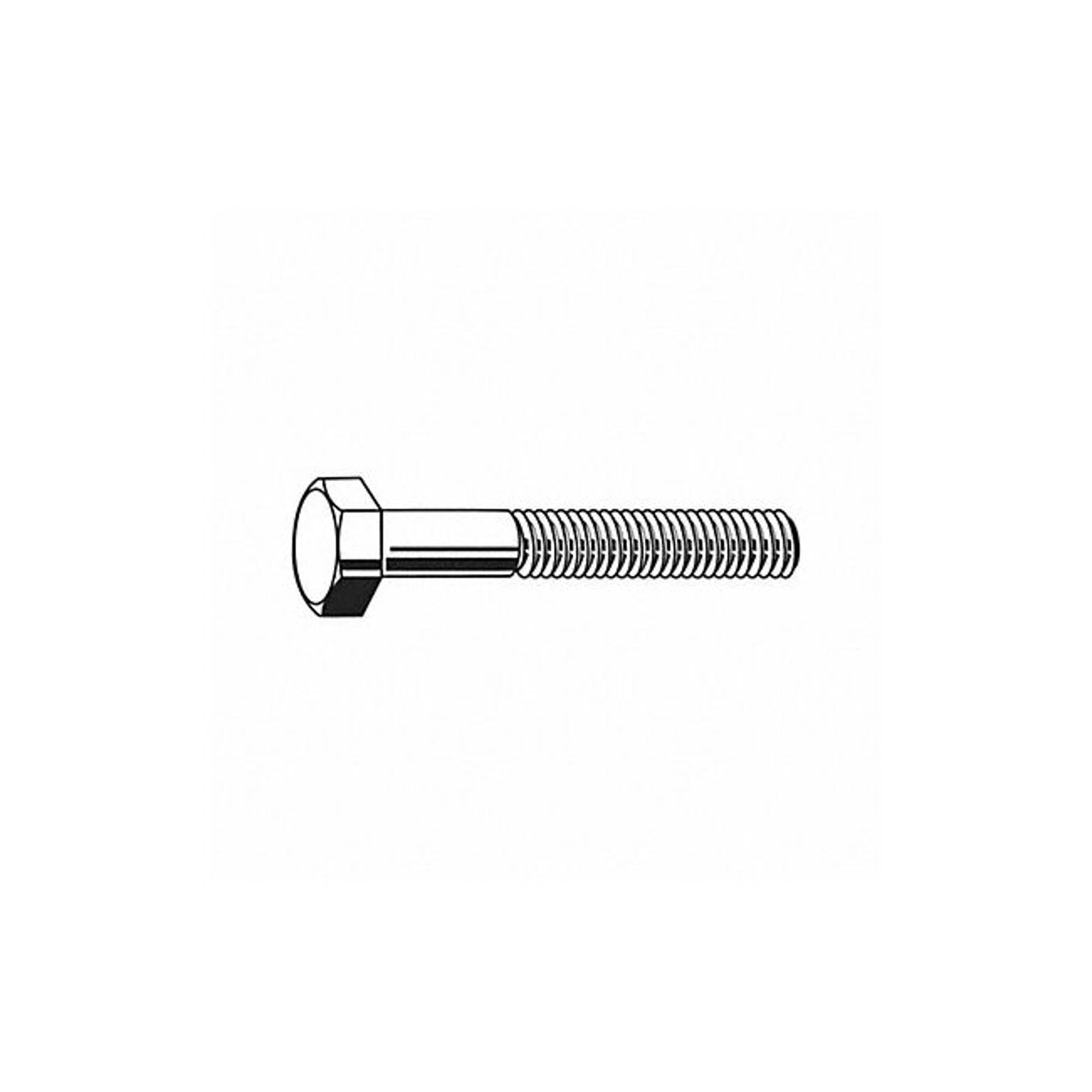 HHCS, 7/16-20x3/4, Steel, Gr 8, YZ, PK25