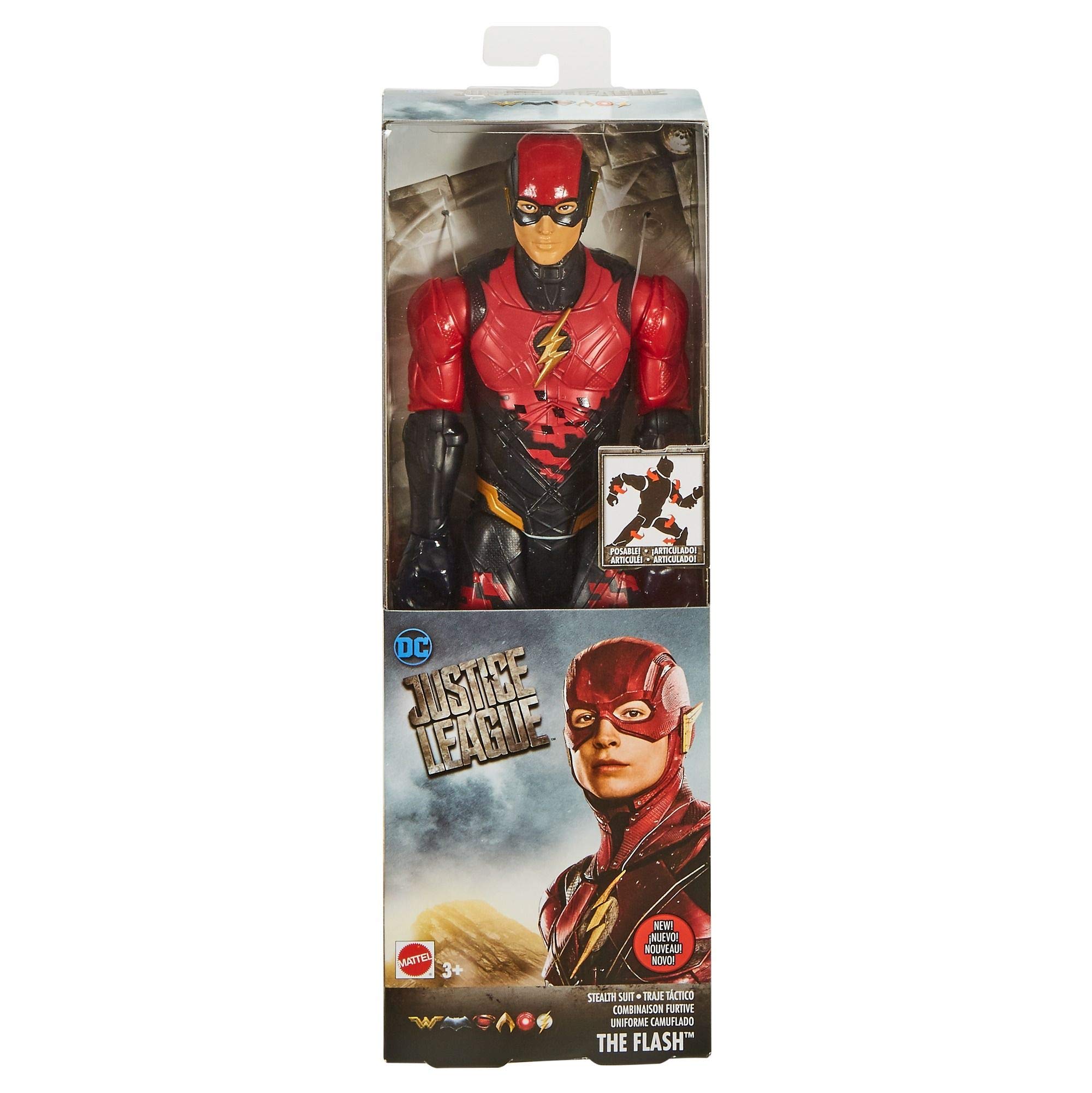 Mattel DC Justice League Stealth Suit The Flash Figure