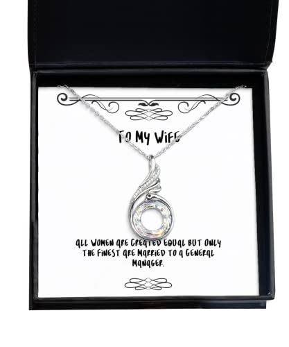 Fancy Wife, All Women are Created Equal but Only The Finest are Married to a General, Wife Rising Phoenix Necklace from Husband