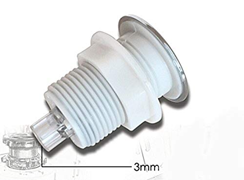 Garbage Disposal Air Switch Spa Bathtub Air Switch Button Kit Chrome Hot Tub Garbage Disposer or Evolution Food Waste Equipment