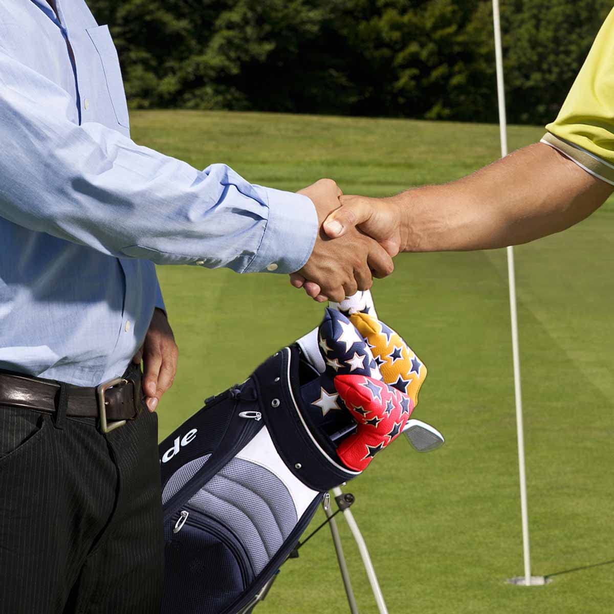 Blade Putter Cover, GLOOF Magnetic Putter Cover Star Pattern Putter Headcover for Odyssey Scotty Cameron Taylormade Golf Club Head Covers