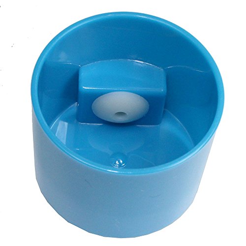 Vitavac - 5g to 20 grams Airtight Multi-Use Vacuum Seal Portable Storage Container for Dry Goods, Food, and Herbs - Light Blue Cap & Clear Body