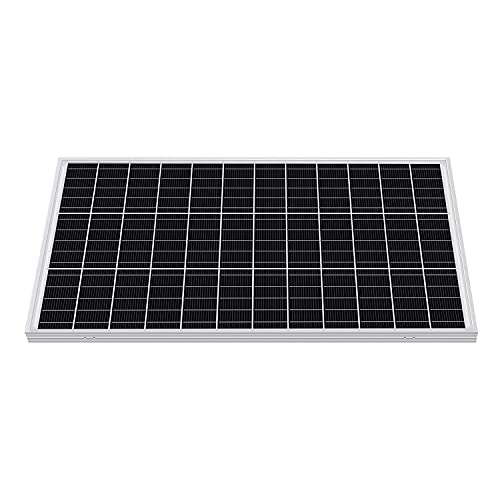 ExpertPower 100 Watt 12 Volt Monocrystalline Solar Panel, Compact Design 40.16 X 20.08 X 1.38 in, High Efficiency Module PV Power for Battery Charging Boat, Caravan, RV, Off Grid Applications