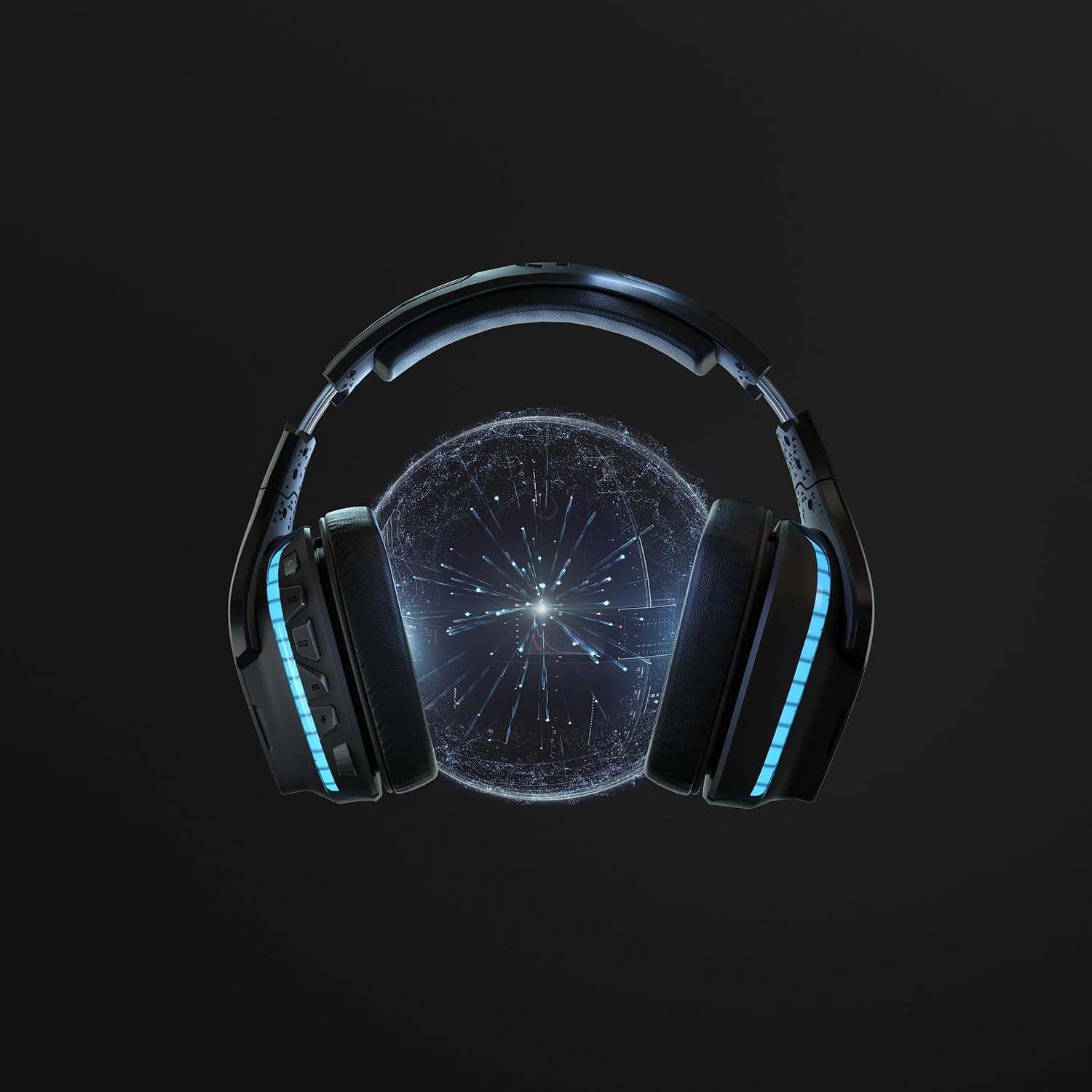 Logitech G935 Gaming Headset Kabellos mit 7.1 Surround Sound/Lightsync