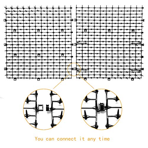 Gardentisan Scat Mat for Cats with Petsafe Plastic Spikes Large Indoor Outdoor Cat Scat Mat 78"x11"