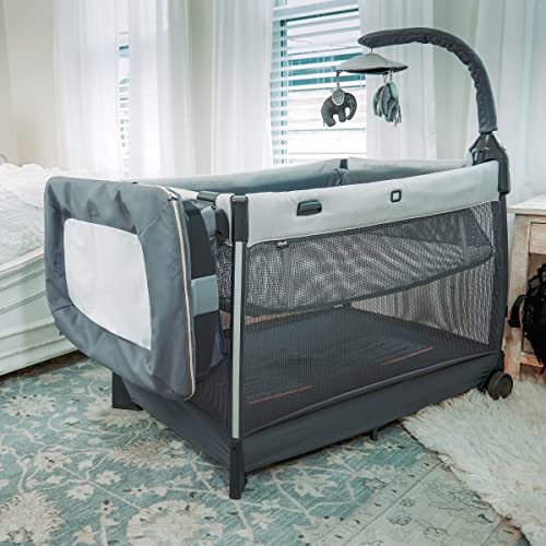 Chicco Lullaby Zip All-in-One Portable Playard - Springhill | Black