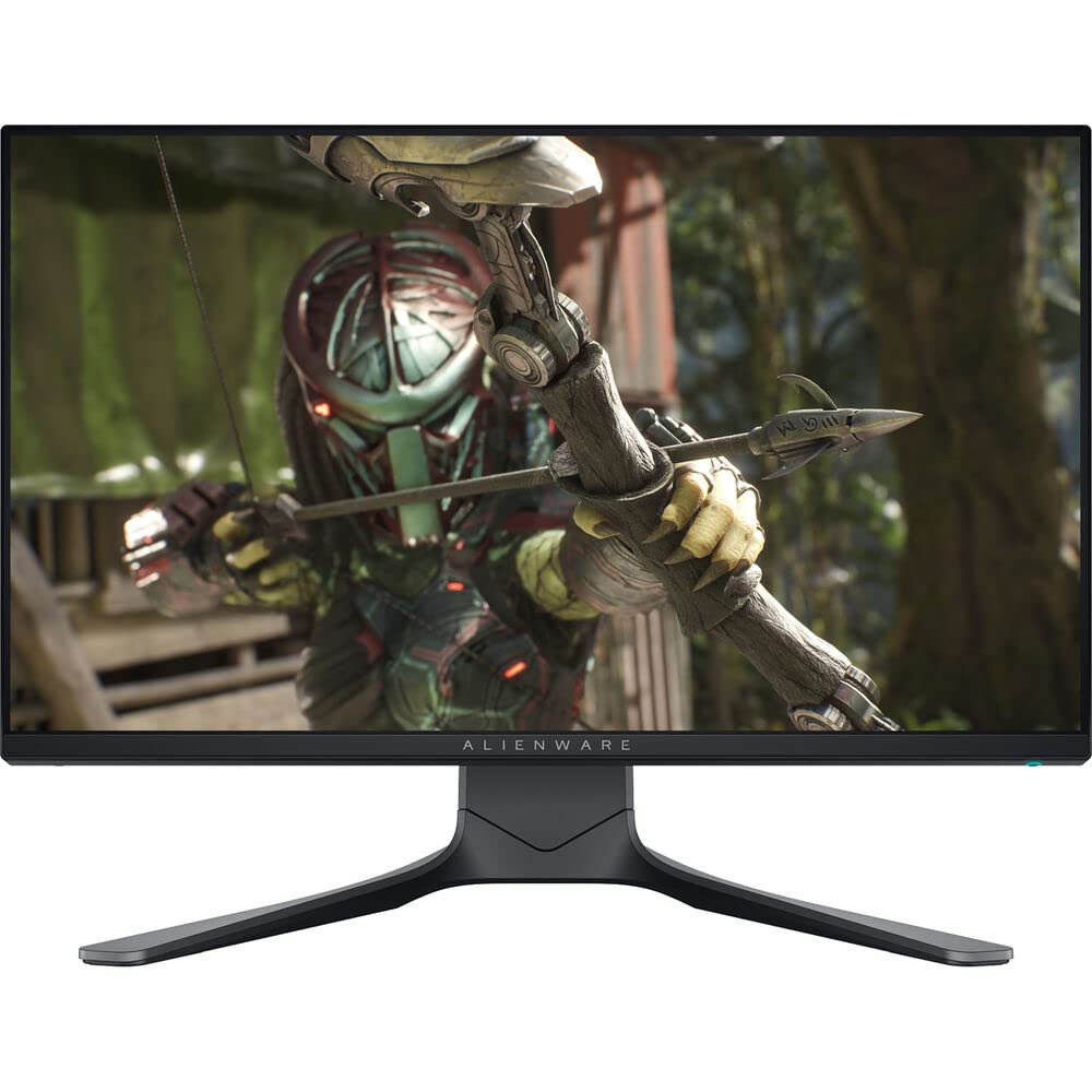 Dell 2-Pack Alienware AW2521HF 24.5 Inch Full HD Gaming Monitors - Dark Side of The Moon - 240Hz Refresh Rate, IPS Technology, Dark Gray with Screen Cleaning Kit