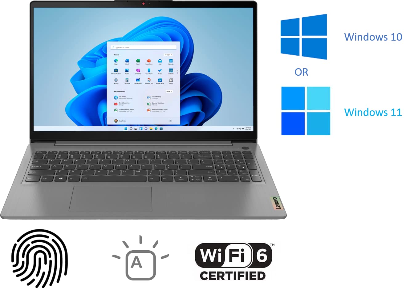 Lenovo 2022 IdeaPad 3 15.6" Full HD 1080P Touchscreen Laptop, 11th Gen Intel Quad-Core i5-1135G7 Up to 4.2GHz (Beats i7-1065G7), 12GB DDR4 RAM, 512GB PCIe SSD, Backlit Keyboard, WiFi 6, HDMI, Windows