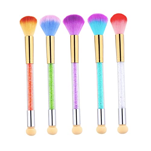 FRCOLOR 1pc builder drawing brush nail dotting pen nail art DIY brush nail brushes nail art brushes poly extension brush nail drill drawing pen nail molding gel cleaning brush dual purpose