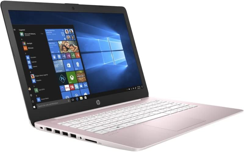 HP Stream Laptop 14-cb122ds 14-inch HD Notebook Intel Celeron N4020 4GB DDR4 RAM; 64GB eMMC Computer Storage, Wifi Bluetooth HDMI, Windows 11 Home S, Rose Pink (Renewed)