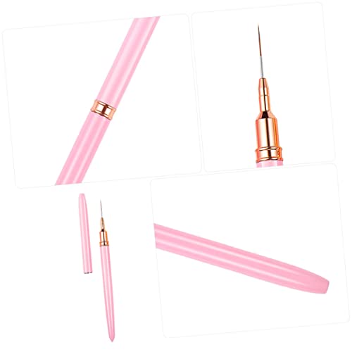 FRCOLOR Nail Art Drawing Pen Pinceles Para Acrilico Uñas Pinceles Para Uñas Acrilicas Pedicure Tools Rhinestone Dotting Pen Liner Brush for Nails Nail Liner Pen Nails Brush