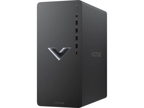HP Victus 15L Gaming Desktop Computer AMD Octa-Core Ryzen 7 5700G Processor (Beats i7-10700) 16GB RAM 2TB SSD AMD Radeon RX 6600XT 8GB Graphic (>NVIDIA RTX 3060) USB-C DiplayPort Win11 + HDMI Cable