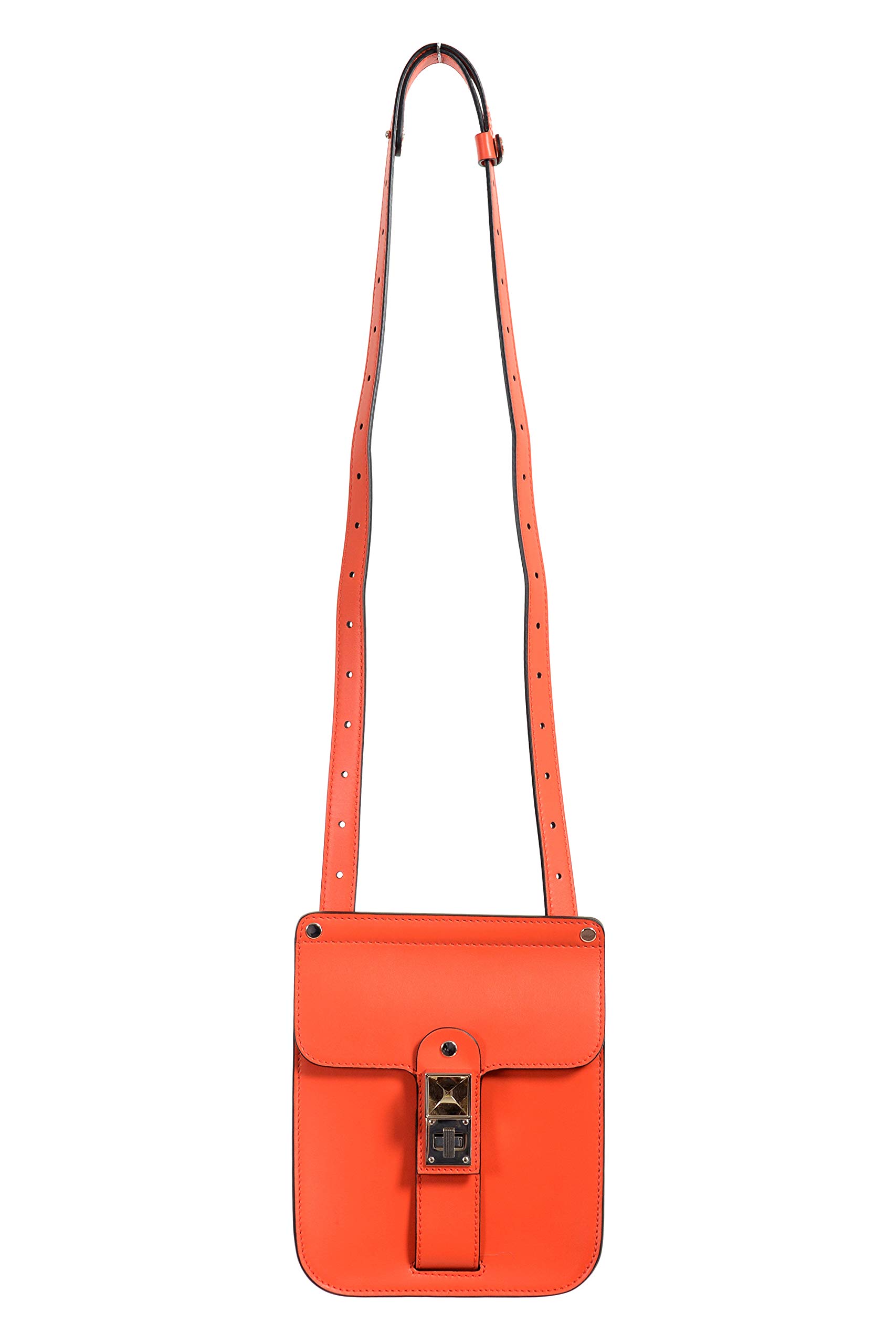 Proenza Schouler Women's Orange Leather Crossbody Shoulder Bag