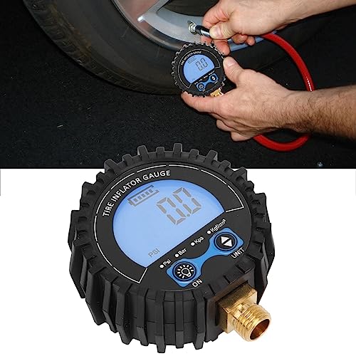 Digital Tire Pressure Gauge, Tire Pressure Gauge 3β200PSI Range LCD Backlit Accurate Reading Universal Replacement for Car Truck RV