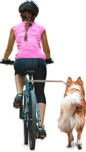 Walky Dog Plus Hands Free Dog Bicycle Exerciser Leash Newest Model with 550-lbs pull strength Paracord Leash Military Grade