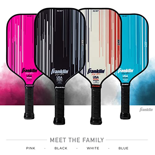Franklin Sports Pro Pickleball Paddles - Signature Series Pro Pickleball Paddle with MaxGrit Surface - USA Pickleball (USAPA) Approved Tournament Pickleball Paddle - 13mm Polypropylene Core - Gold