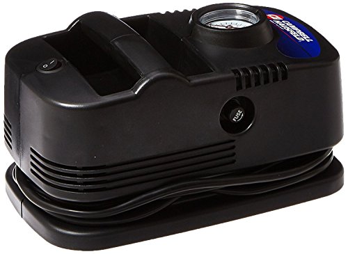 Campbell Hausfeld 150 PSI Tire Inflator, 120 Volt Auto Tire Pump, Portable Air Compressor for Car and Bicycle Tires and other Inflatables (RP410099AV)