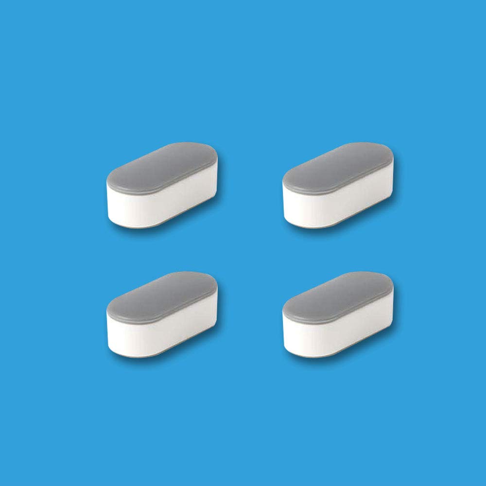 In My Bathroom | Bumpy Bumpers Toilet Seat Spacers (Sanitary Toilet, Strong Adhesive, Universal Fit, 4 Pack)
