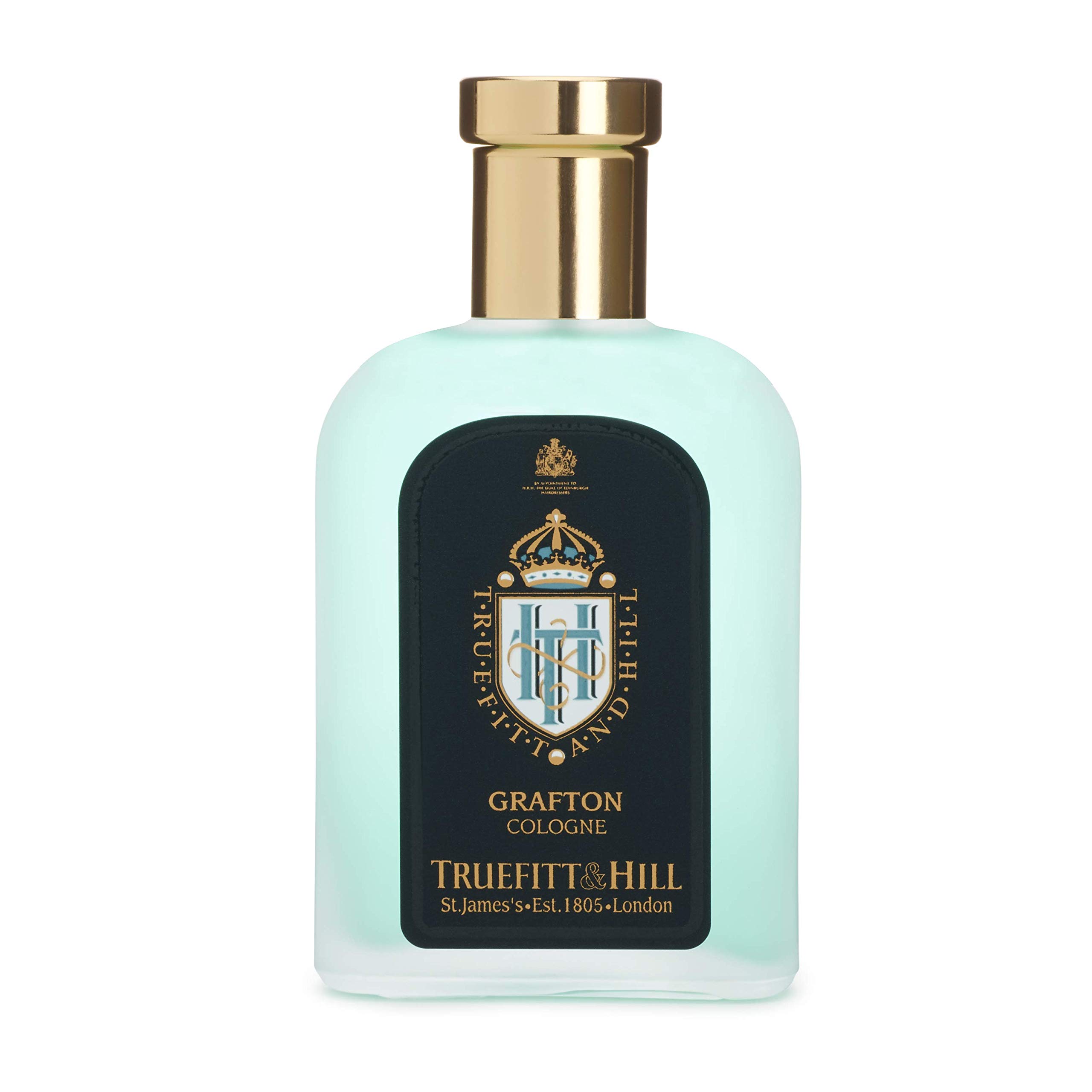 Truefitt & Hill Luxury Cologne - Grafton - Premium Long-Lasting Amber and Leather Men's Fragrance Presented in a Beautifully Etched Traditional Atomizer Bottle - 3.38 oz.