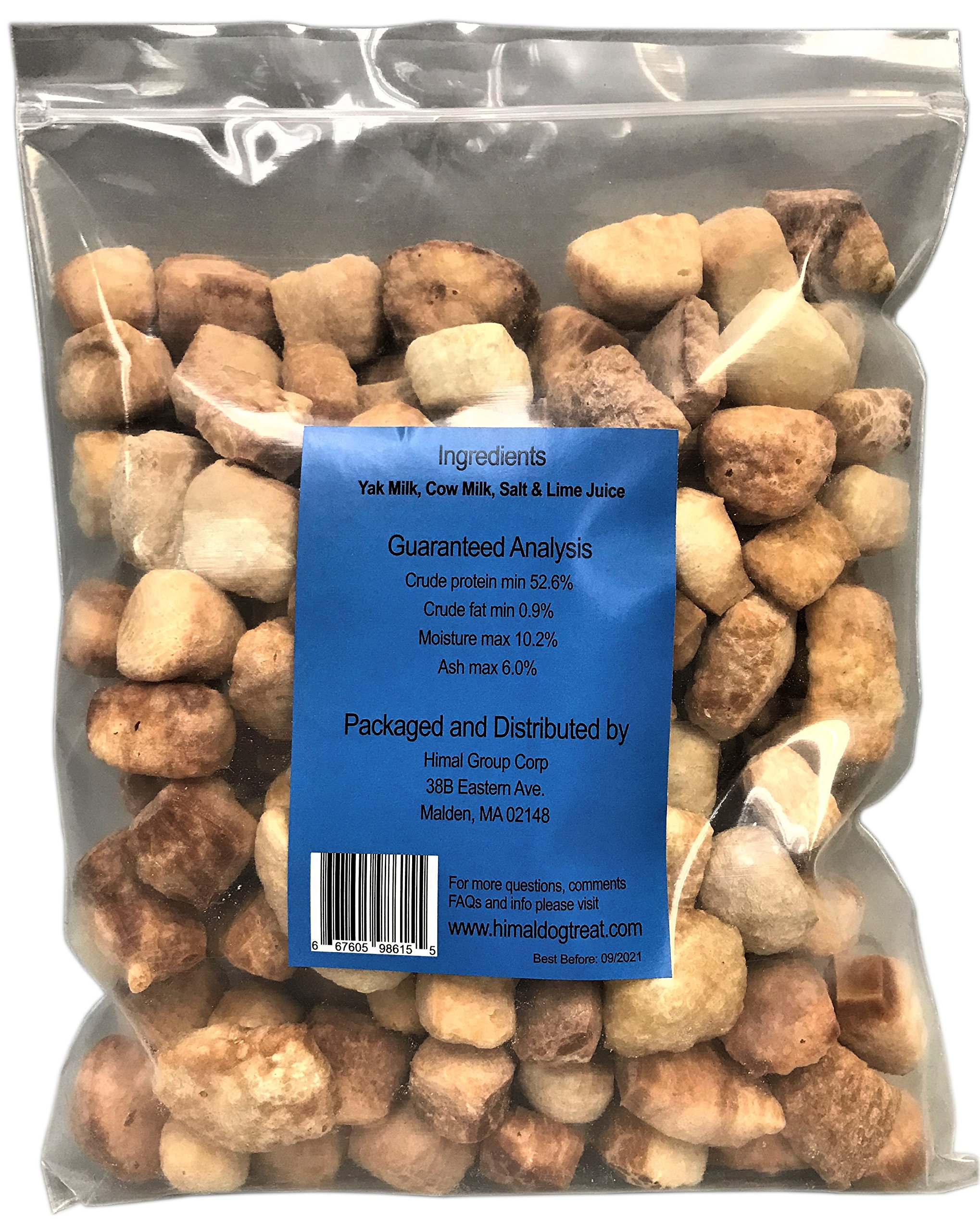 HIMAL 100% Natural Crunchy Dog Snack Cheesy Puff Pounder Bag, Min. Net Wt 1lb Dog Treat