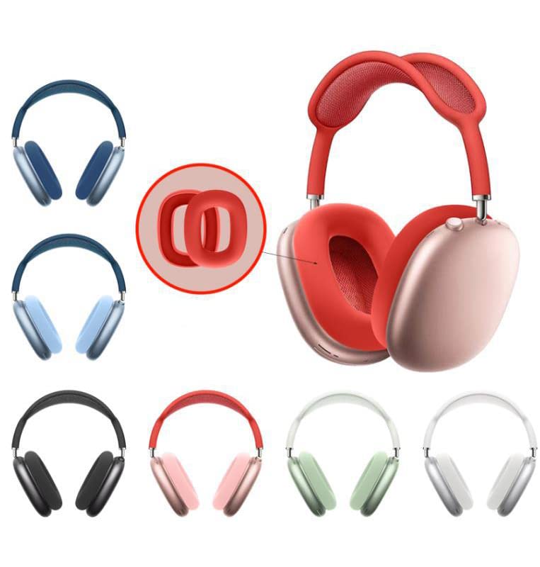 Replacement Soft Silicone Earpads Internal Ear Pads Cushions Protectors Covers Accessories Compatible with Apple AirPods Max Headphones (Green)