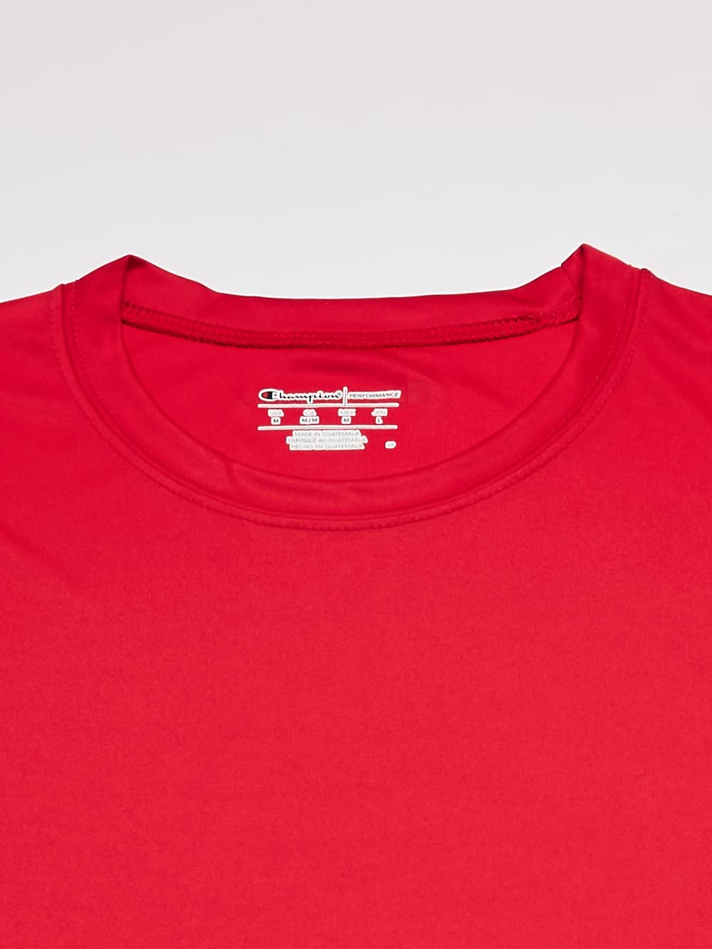 Champion Men's Short Sleeve Double Dry Performance T-Shirt, Scarlet, XX-Large