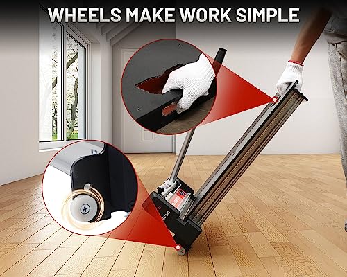 NLBFOU 13"Laminate Flooring Cutter,Cuts Vinyl Plank,Laminate,Siding,Rubber Floor,VCT,LVT,SPC,PVC,LVP,WPC and More