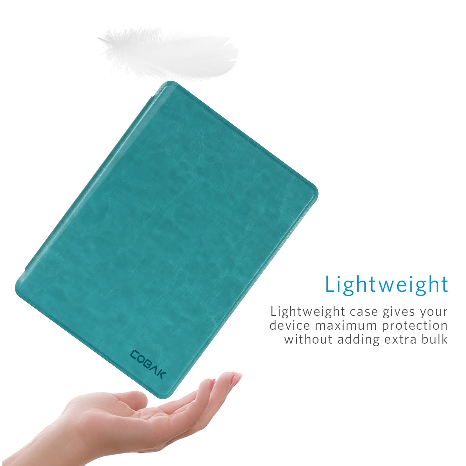 CoBak Case for Kindle Paperwhite - All New PU Leather Cover with Auto Sleep Wake Feature for Kindle Paperwhite Signature Edition and Kindle Paperwhite 11th Generation 2021 Released