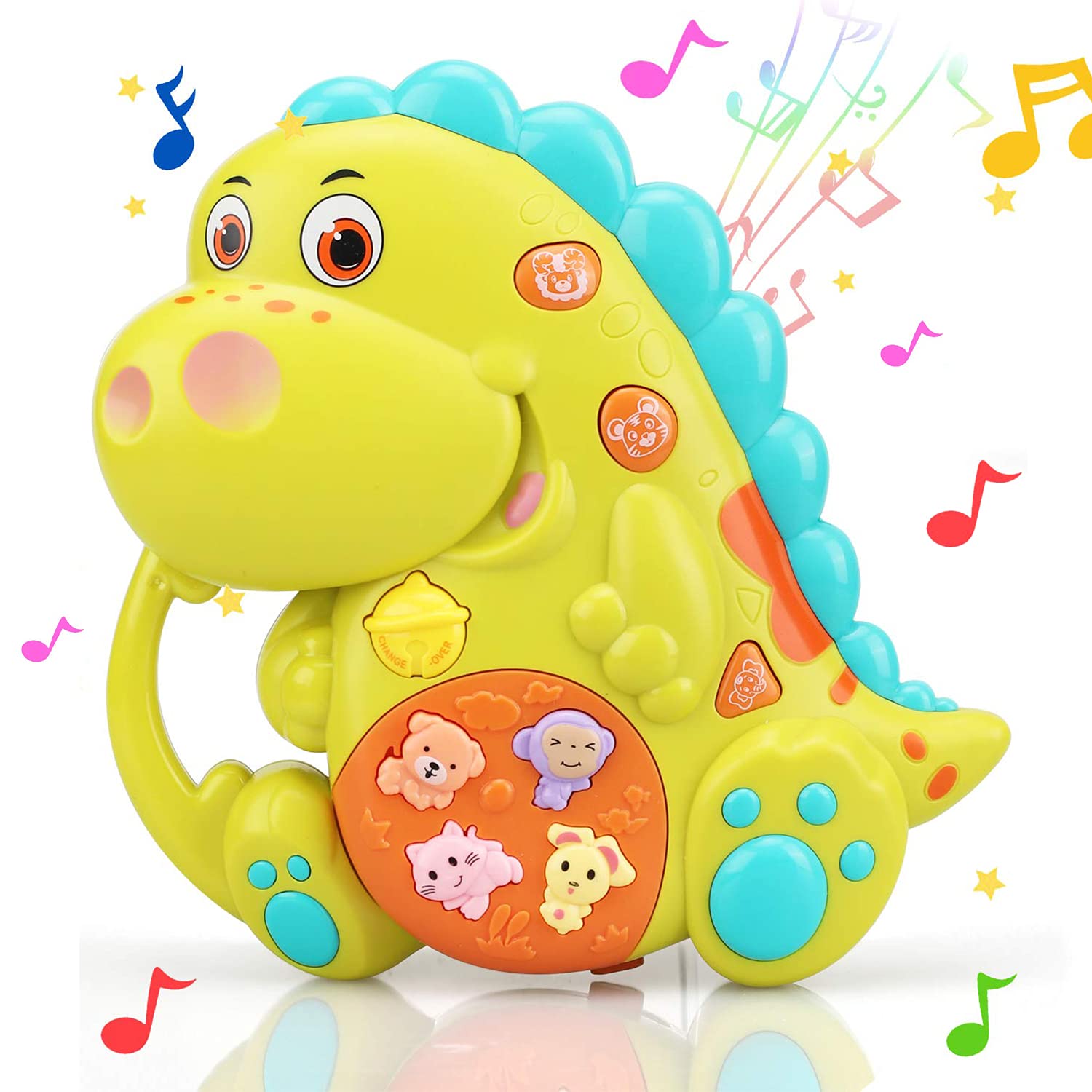 STEAM Life Baby Piano Toys, Baby Girl Toys Infant Toys, Dinosaur Toy Baby Music Toys, Baby Light Up Toys for 0 6 9 12 18 Months, Infant Toys for 1 Year Old Boy Girl Gifts, Baby Einstein Toys