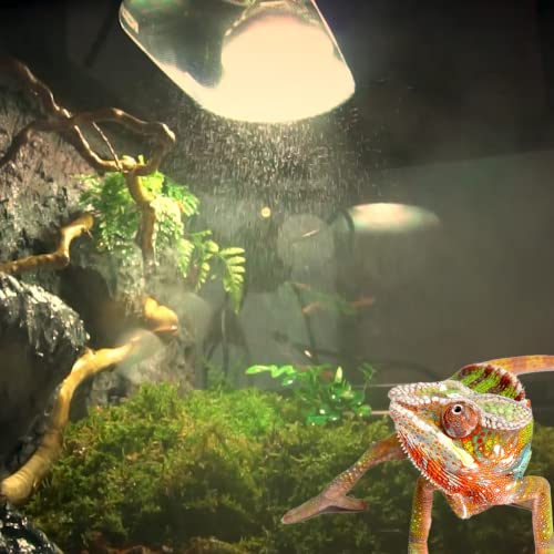 Reptile Mister Terrariums Humidifier with Timer, Reptile Misting System With 5L Foldable Tank, Automatic Mister for Reptiles Fogger With Humidity Control, Chameleon Terrarium Mister for Snake,Lizard,Tortoise,Frog