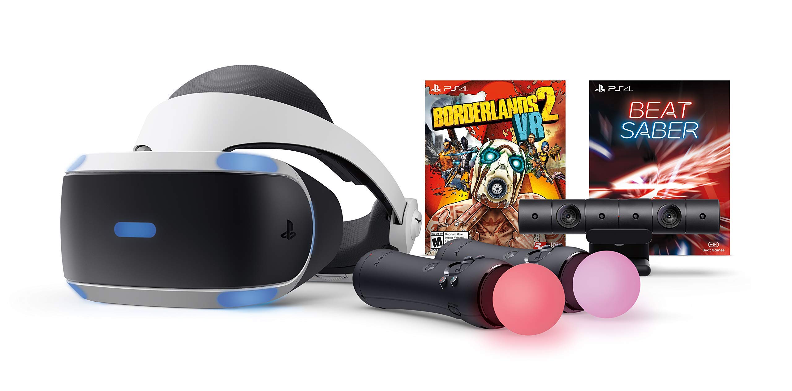 PlayStation VR - Borderlands 2 and Beat Saber Bundle (Renewed)