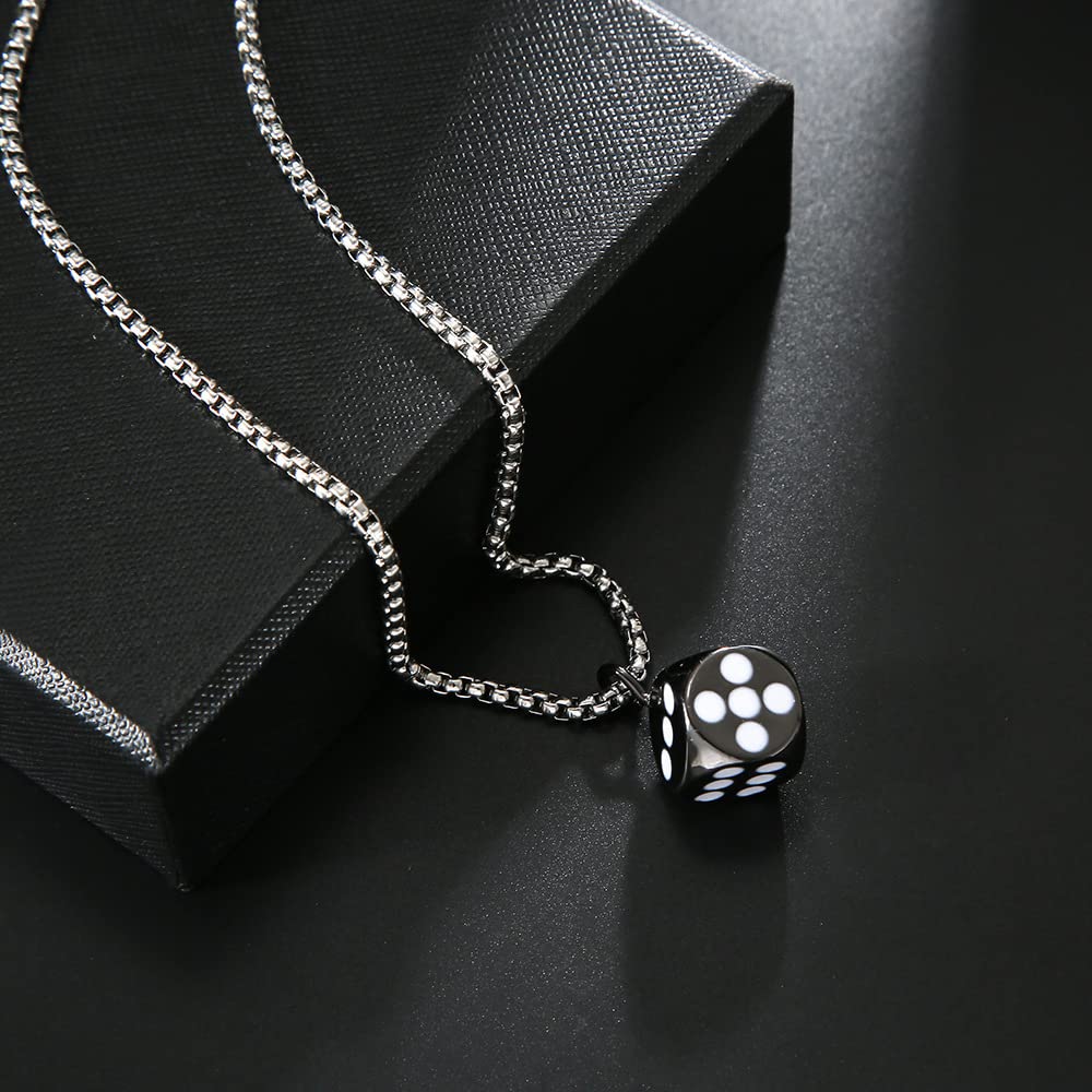 CJIAYUJEW 6 PCS Silver Chain Necklace Men,Emo Punk Goth Chains Necklaces for Womeny2k Chunky Choker Necklace(6PCS)
