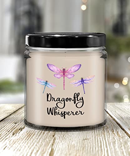 Dragonfly Whisperer Candle - Soy Wax Candle - Hand Poured Novelty Candle