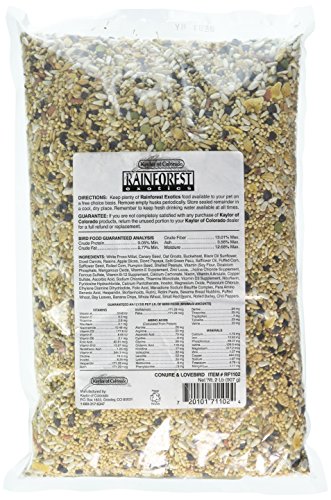 Rainforest Exotics Kaylor-Made Vitamin Enriched Conure & Lovebird Food