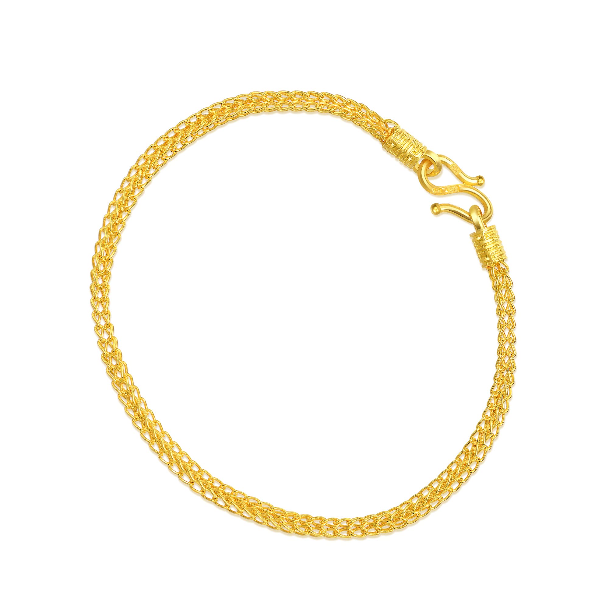 CHOW SANG SANG 999.9 24K Gold Price-by-Weight 6.55g Gold Bracelet for Women 90193B