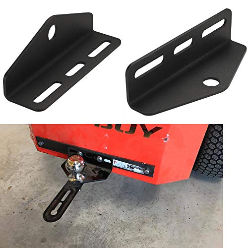 Heavy Duty Universal Zero Turn Lawn Mower Trailer Hitch Adapter Bracket Receiver 3"-6" Mount 3/4" Pin Hole