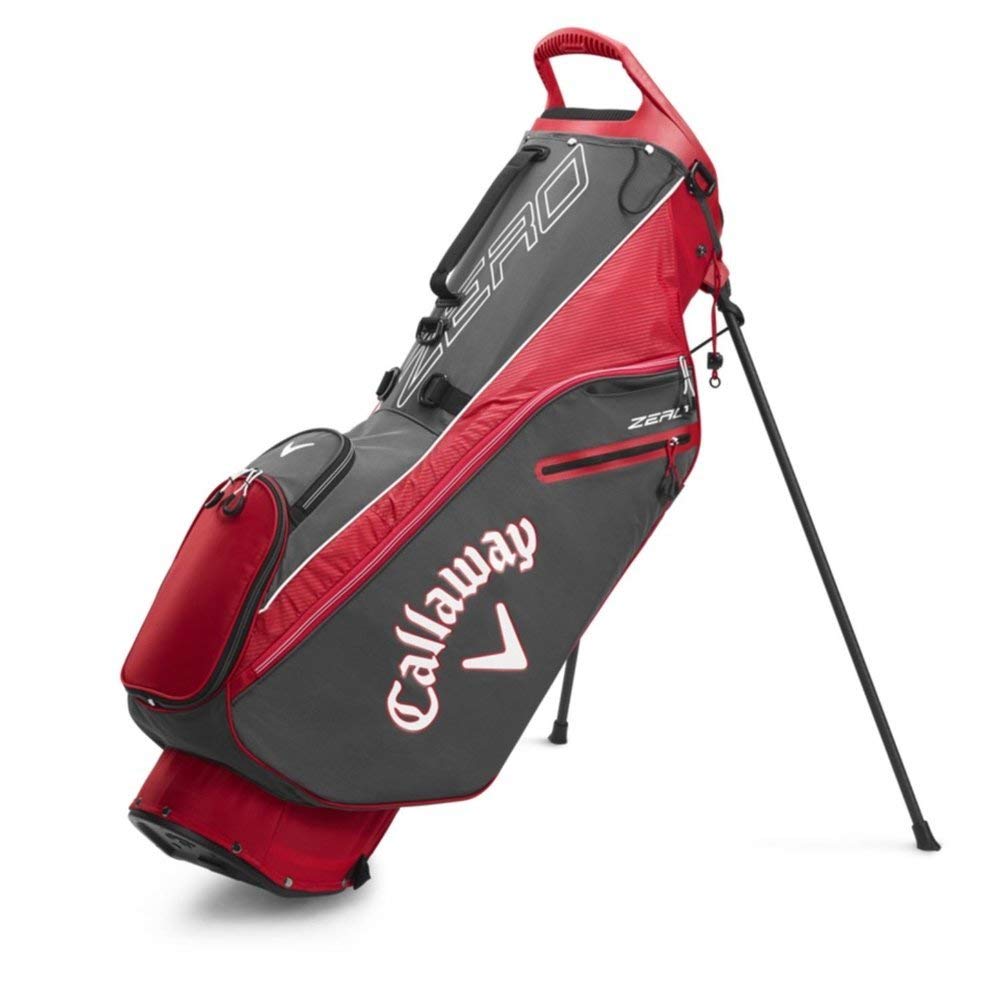 Callaway Golf 2020 Hyperlite Zero Lightweight Stand Bag (Black/Charcoal/White, Double Strap)