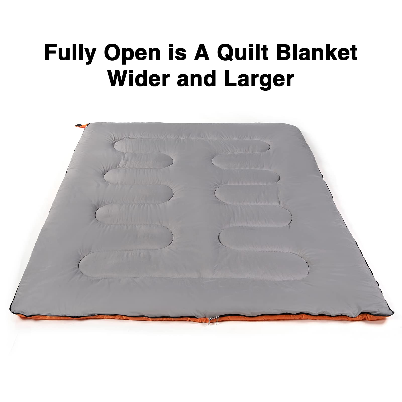 Camping Sleeping Bag for Adults Kids 4 Season Cold & Warm Weather - Ultralight Waterproof Envelope Sleeping Bag with Compression Sack for Indoor Outdoor Hiking Backpacking Use