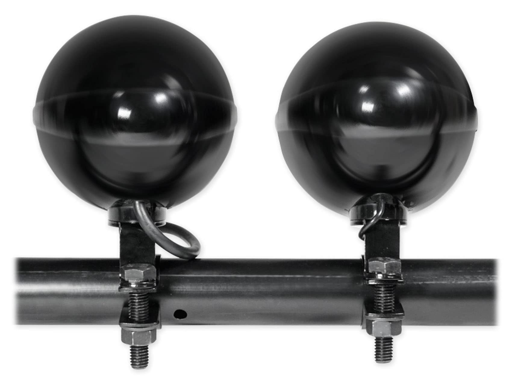 Rockville rocknride (2) RockNRide 3" Powered Bluetooth Metal Motorcycle Handlebar Speakers, Black