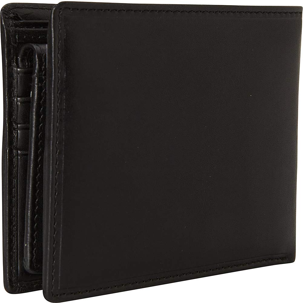 Mancini Leather Goods Men's RFID Secure Billfold with Removable Passcase (Brown)