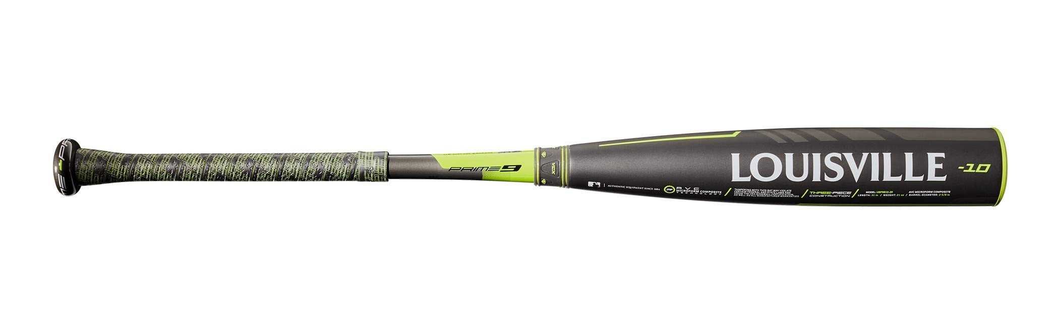 Louisville Slugger 2020 Prime (-10) 2 5/8" USA Baseball Bat, 30"/20 oz