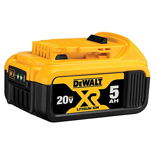 DEWALT 20V MAX Impact Wrench, Cordless 2-Tool Combo Kit, 1/2-Inch Mid-Range and 3/8-inch Compact with 5ah Battery and Charger (DCK205P1)