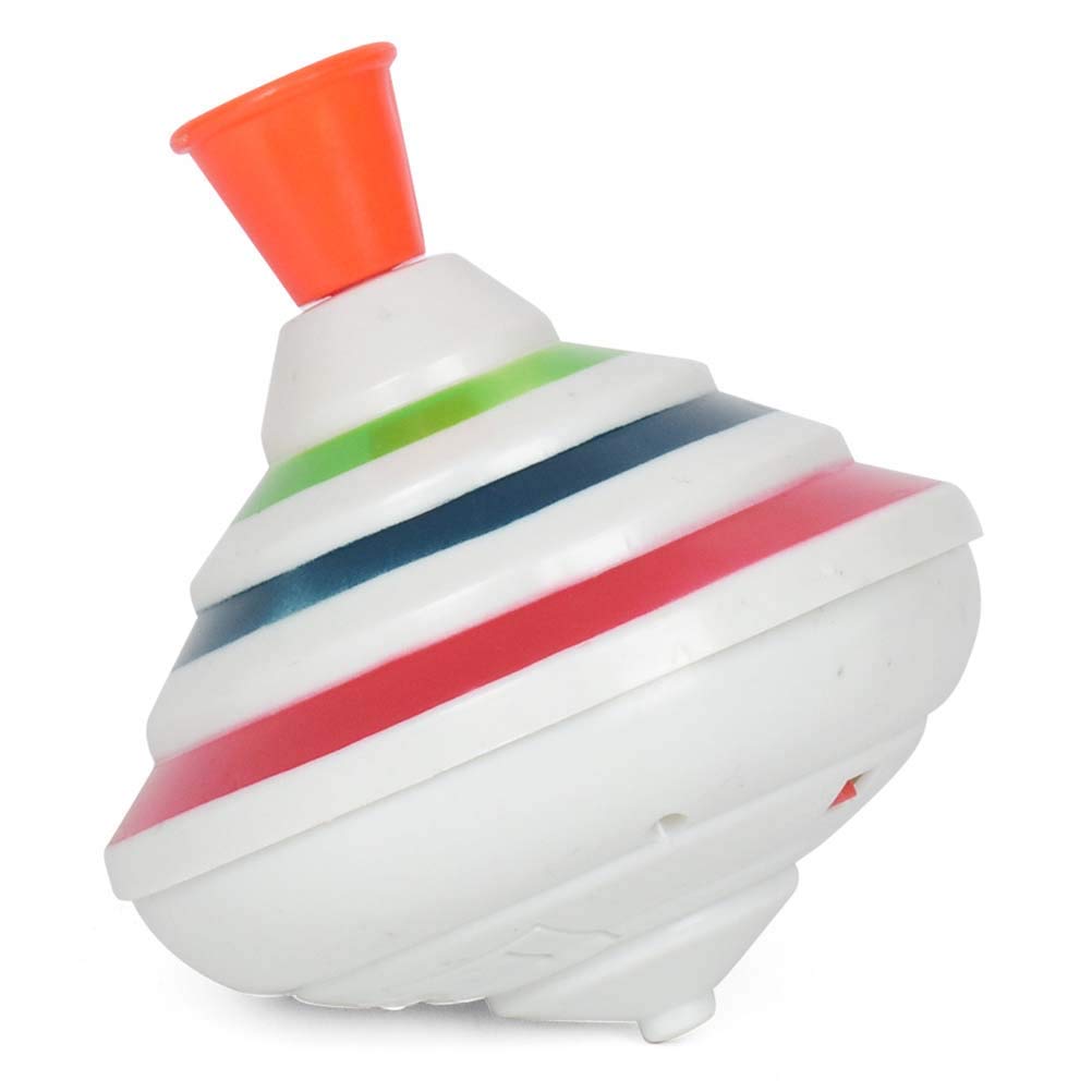 STOBOK Spinning Top Toy with LED and Music Peg-top Hand Spinner Gyro Toy Gift for Kids